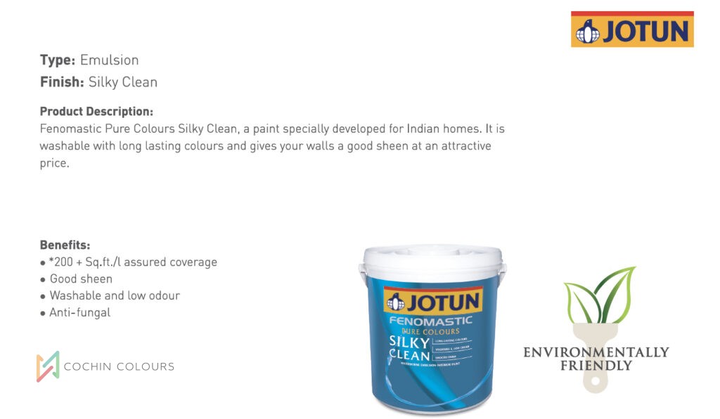 Jotun Fenomastic Pure Colours Silky Clean Paint – Washable, Long ...