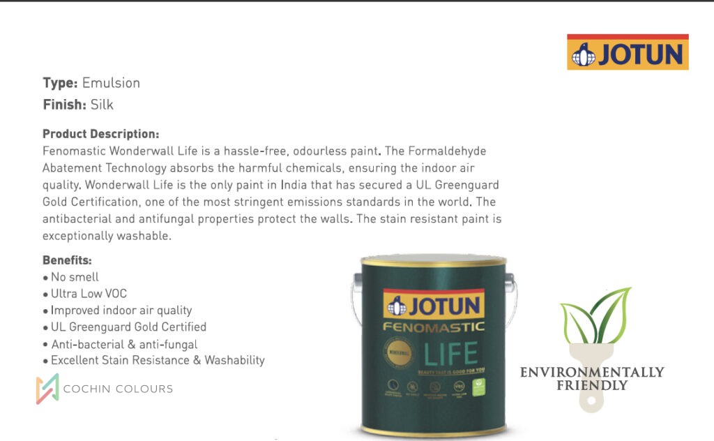 Jotun Fenomastic Wonderwall Life: Long-Lasting, Luxurious, and Eco ...