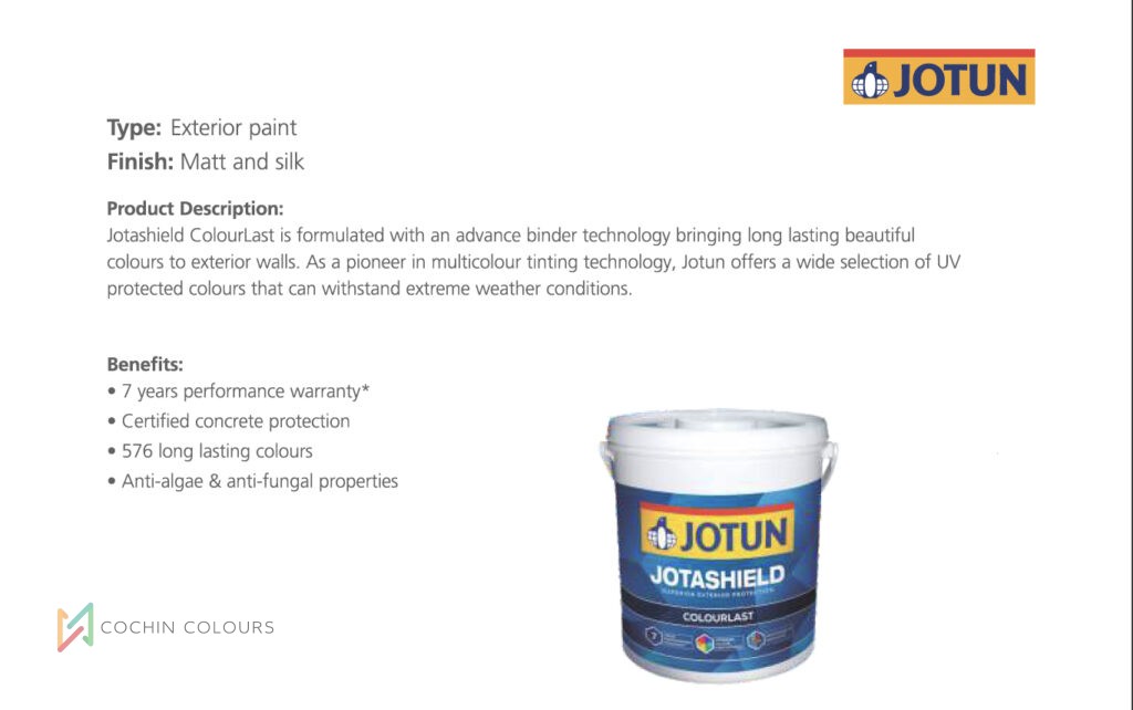 Jotun Jotashield ColourLast Matt – The Widest Selection of UV Protected ...