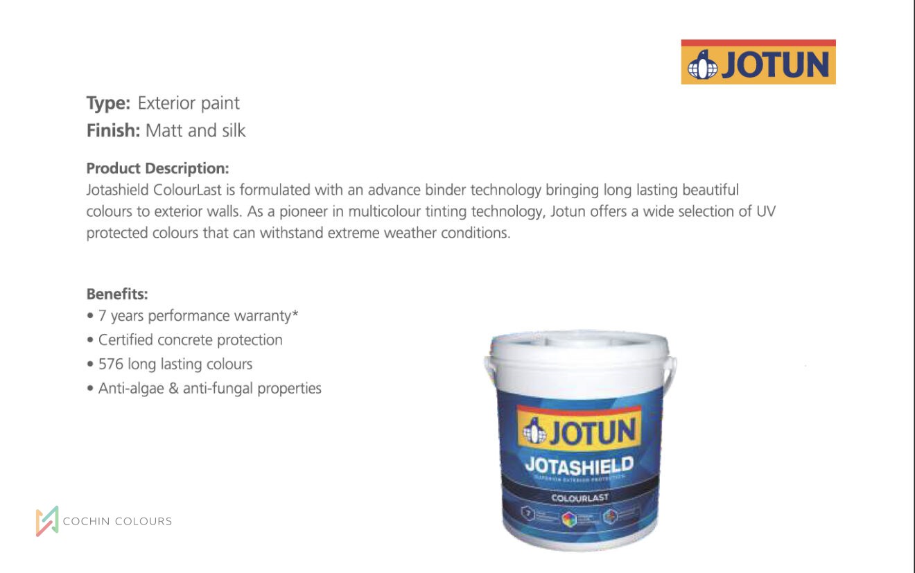 Jotun Jotashield ColourLast Matt – The Widest Selection of UV Protected ...